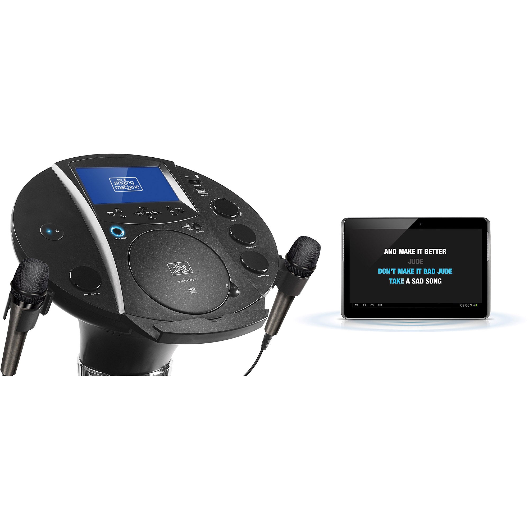 Singing Machine ISM1030BT Bluetooth Pedestal Karaoke System | US2DK