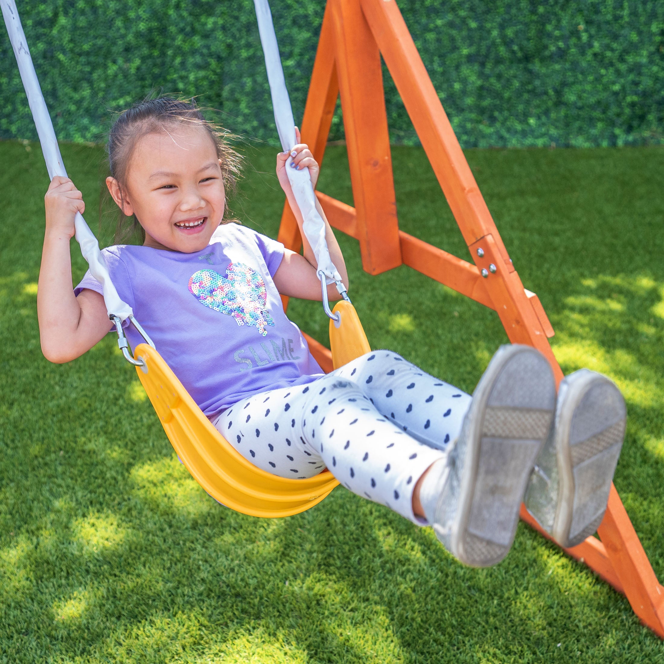 work on it Sportspower My First Wooden Swing Set | US2DK