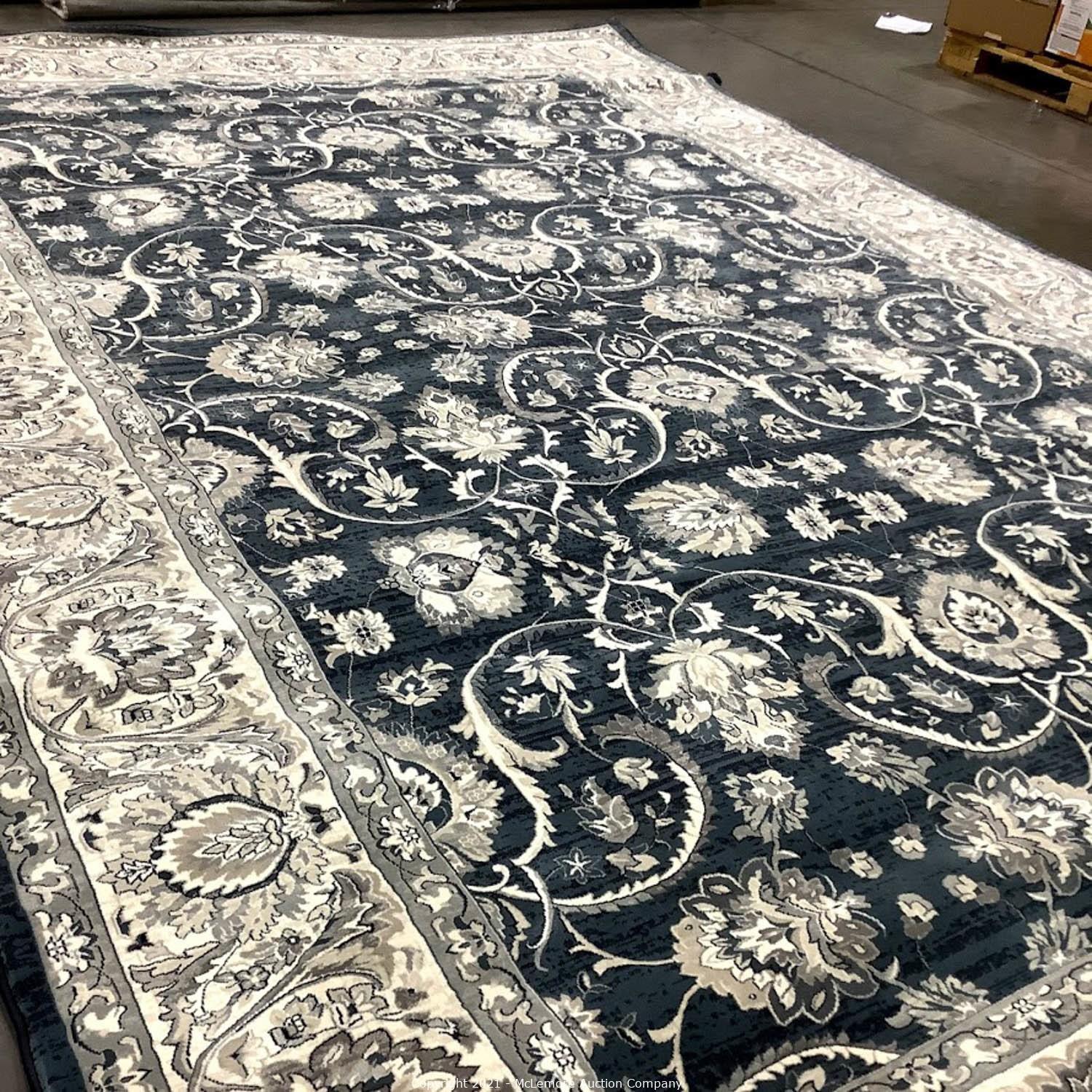 Thomasville Timeless Classic Rug Collection, Jenna Navy 8 x 10 (240 cm ...