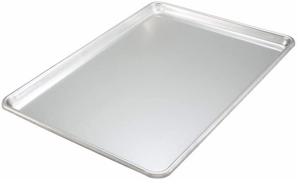 Winco Aluminum Baking Sheet Pan, Full Size, 18W x 26L x 1D | US2DK